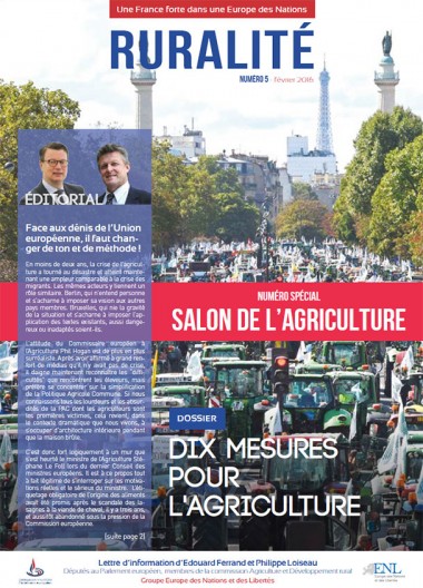 Rassemblement National - Ruralité N°5 - Février 2016