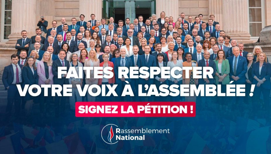 Rassemblement National - Faites respecter votre voix à l'Assemblée ...